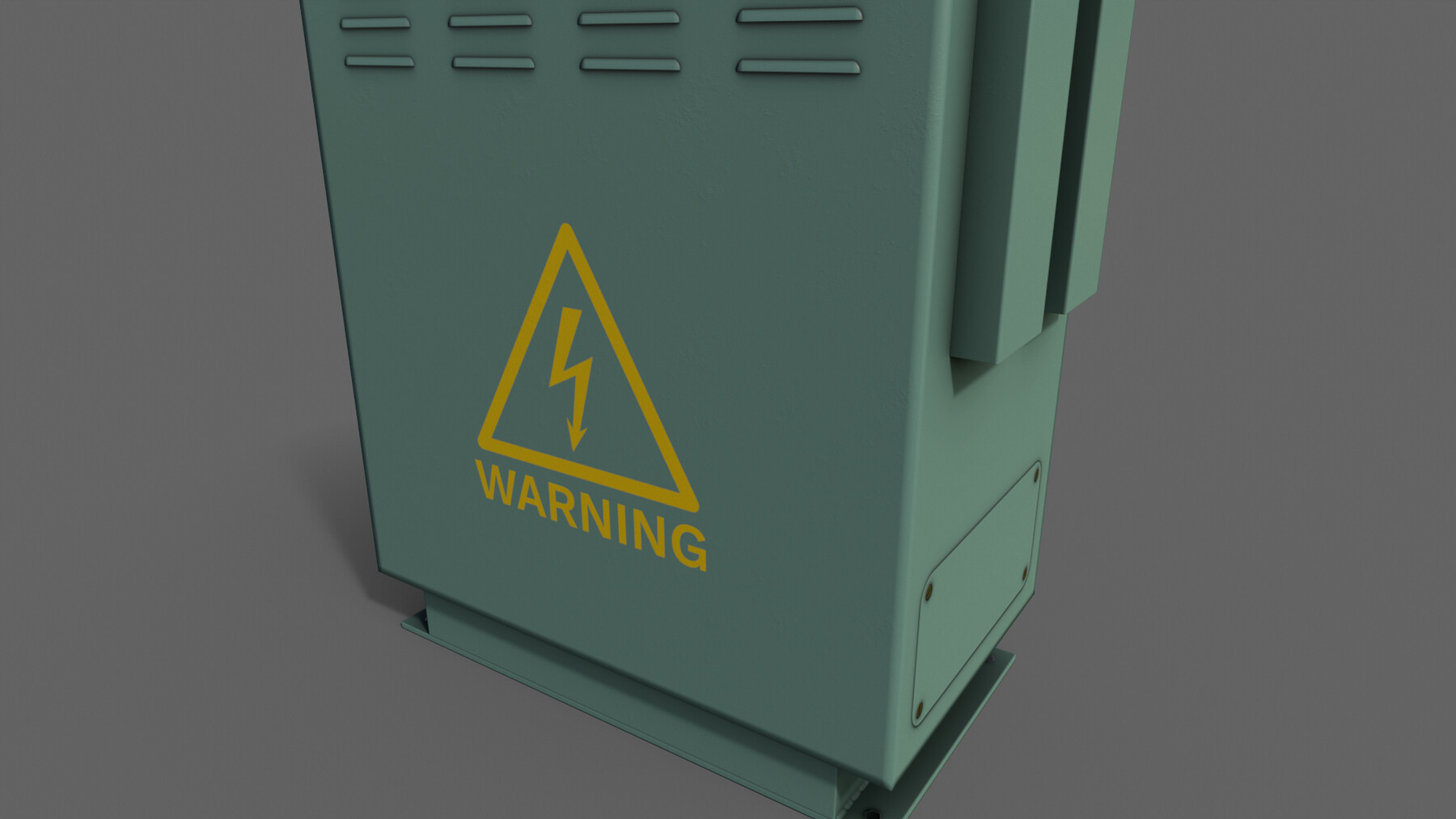 ArtStation - PBR Electric Box (Green) Ver.3 | Game Assets