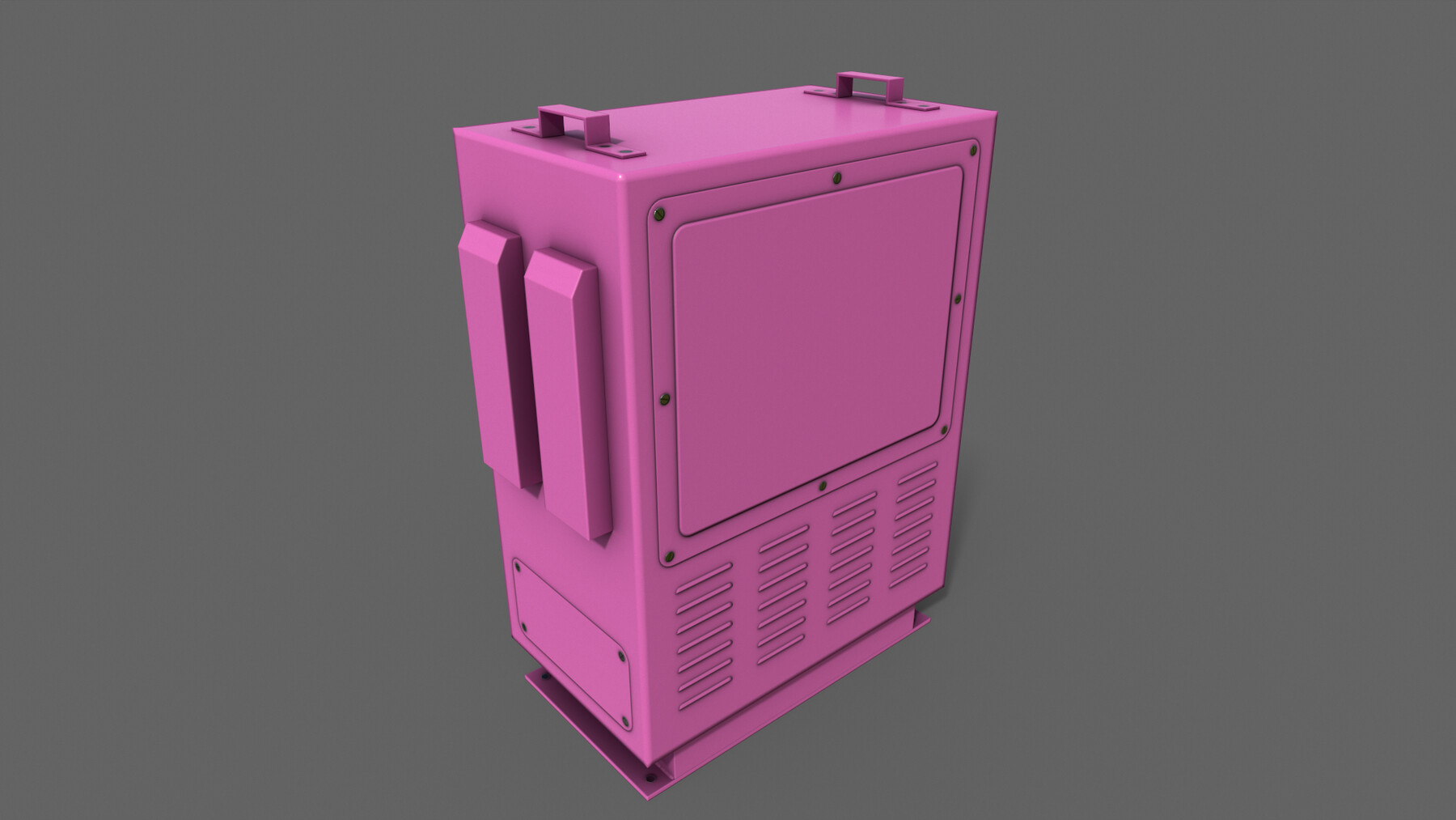 ArtStation - PBR Electric Box (Pink) Ver.3 | Game Assets