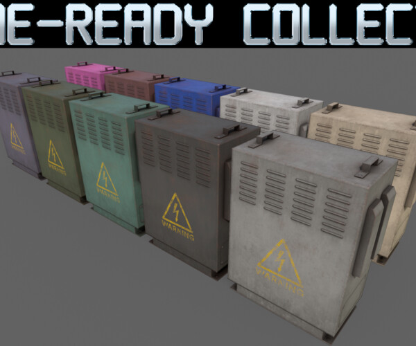 ArtStation - PBR Electric Box Ver.3 | Game Assets