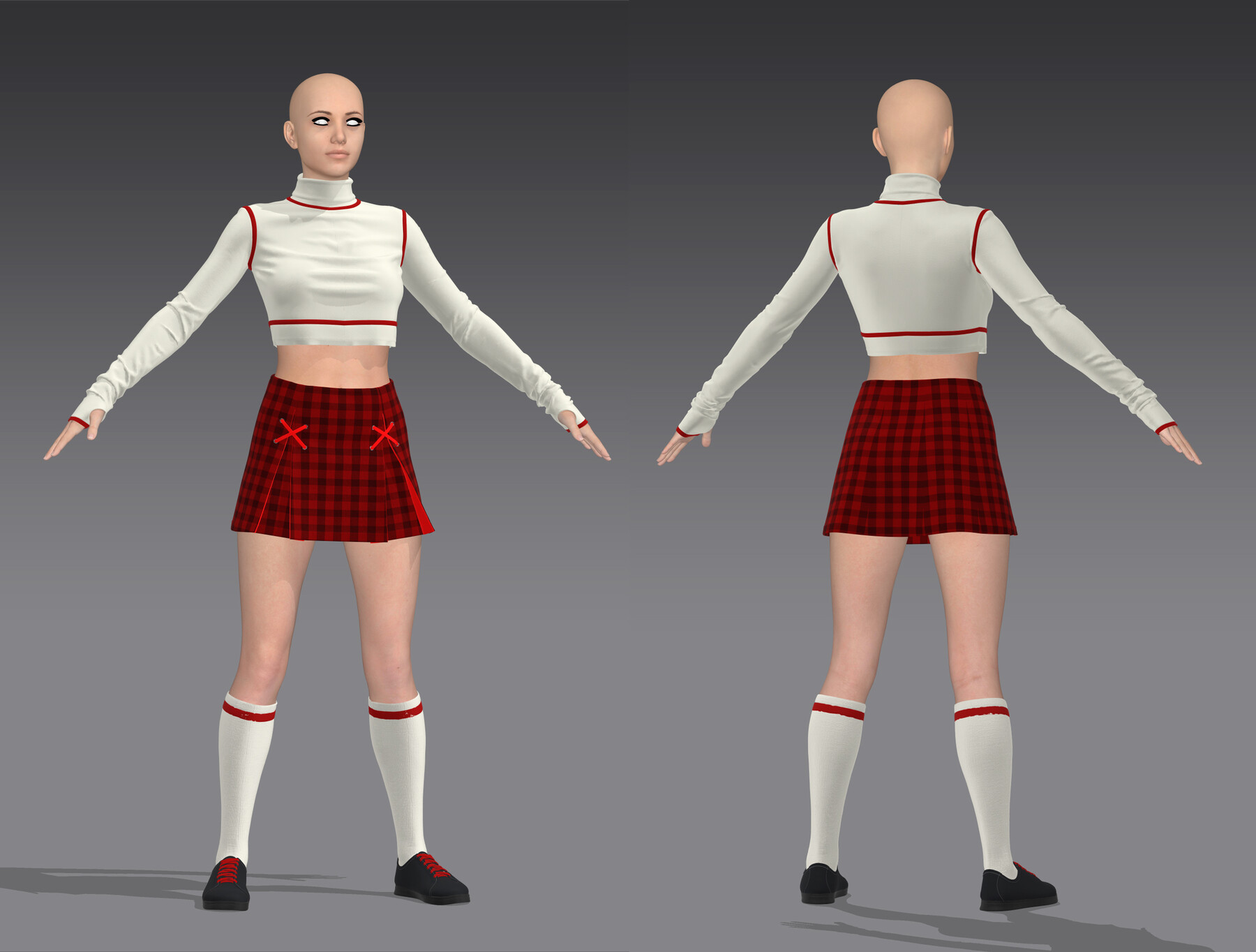 ArtStation - Female outfit 11. Marvelous Designer/Clo3d project + OBJ ...