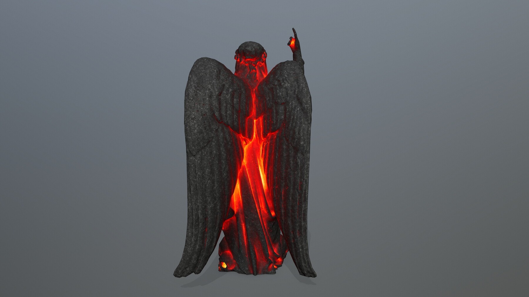 ArtStation - lava statue | Game Assets