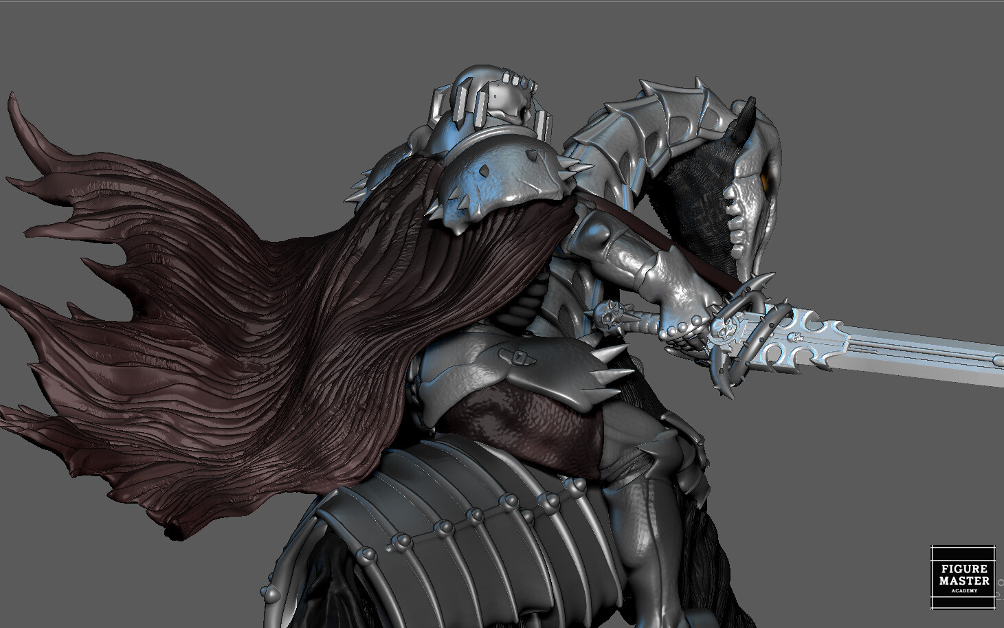 ArtStation - BERSERK SKULL KNIGHT FANTASY ANIME SWORD CHARACTER 3D ...