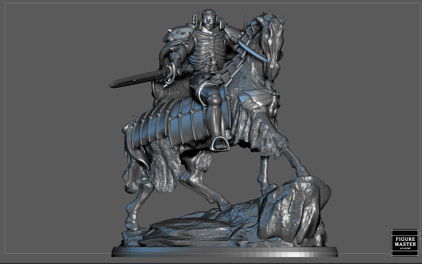 ArtStation - BERSERK SKULL KNIGHT FANTASY ANIME SWORD CHARACTER 3D ...