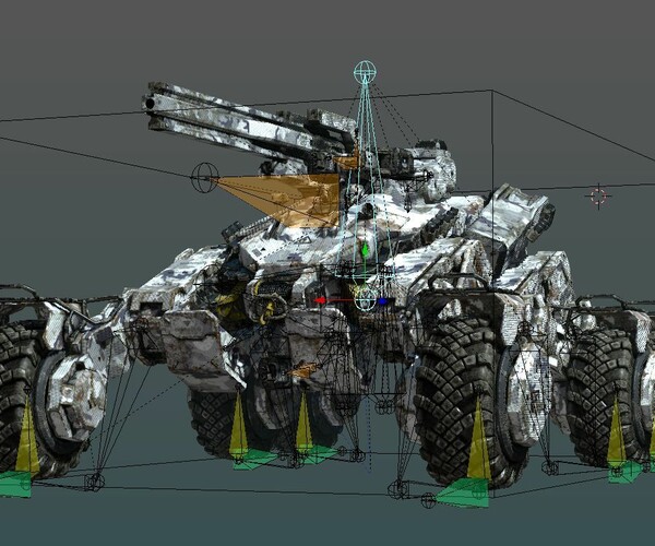 ArtStation - Unmanned Vehicle "SPIDER" | Game Assets