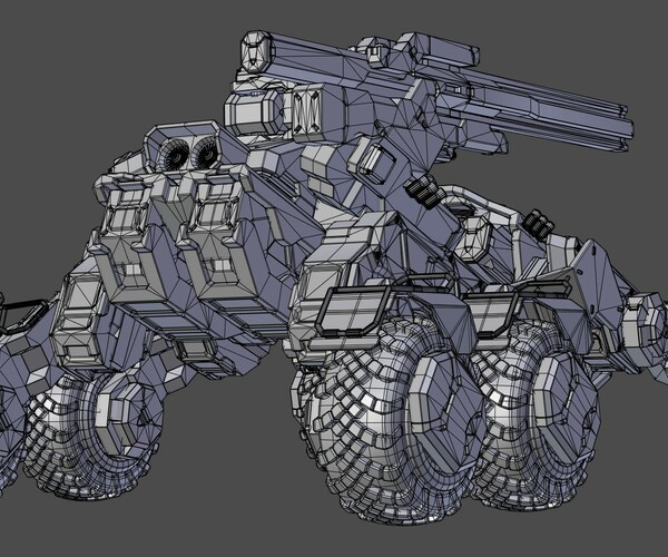 ArtStation - Unmanned Vehicle "SPIDER" | Game Assets