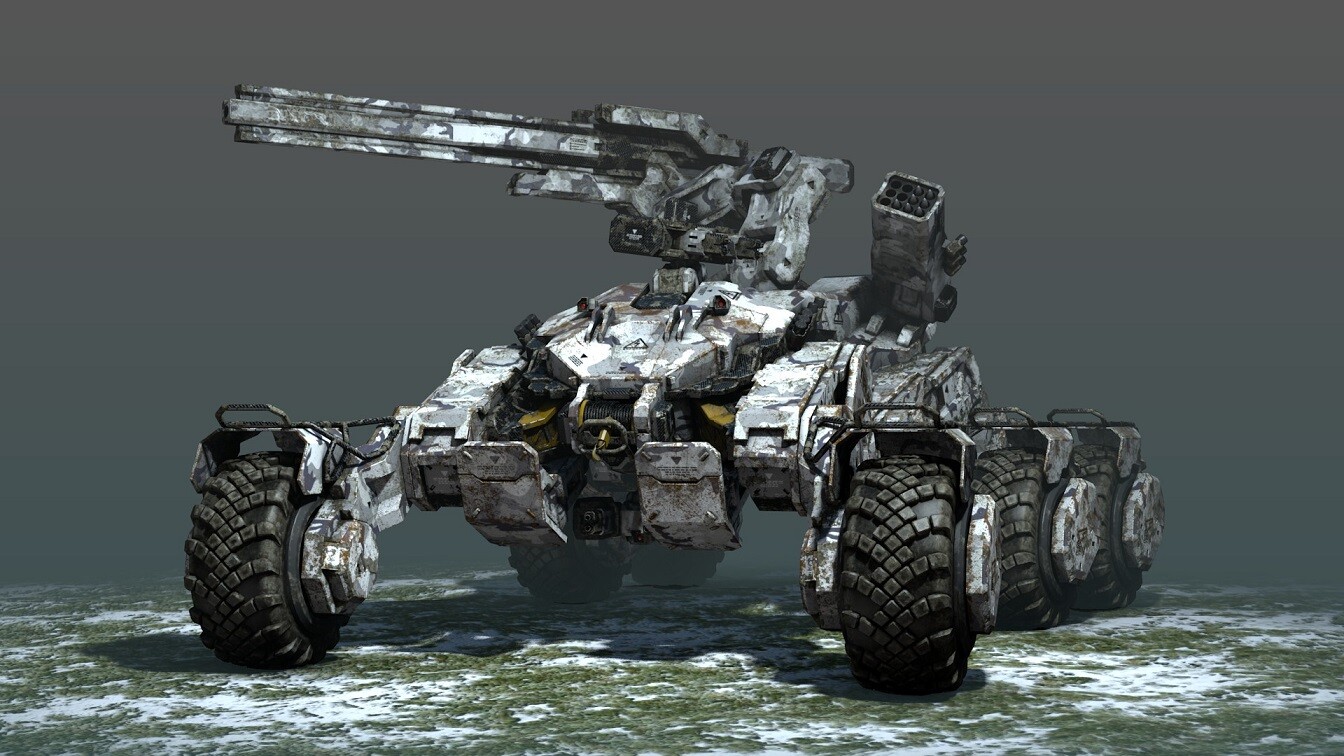 ArtStation - Unmanned Vehicle "SPIDER" | Game Assets