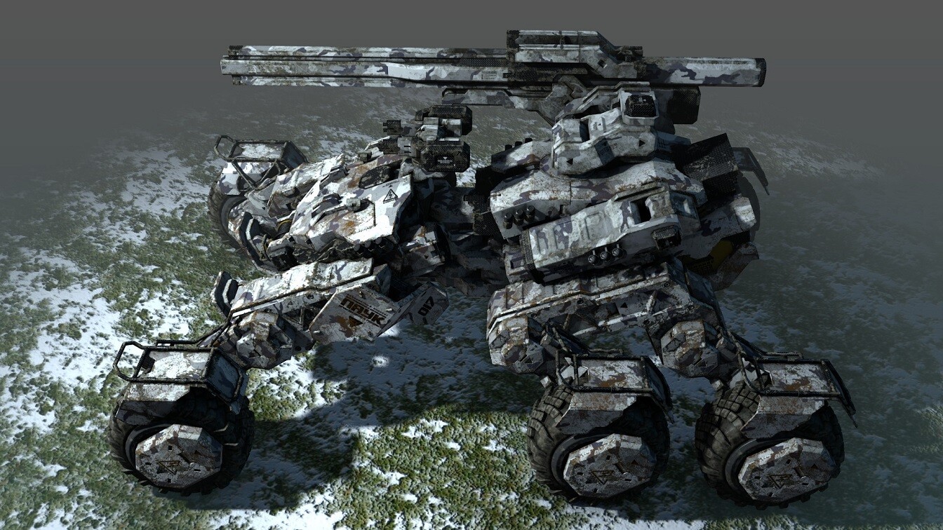 ArtStation - Unmanned Vehicle "SPIDER" | Game Assets