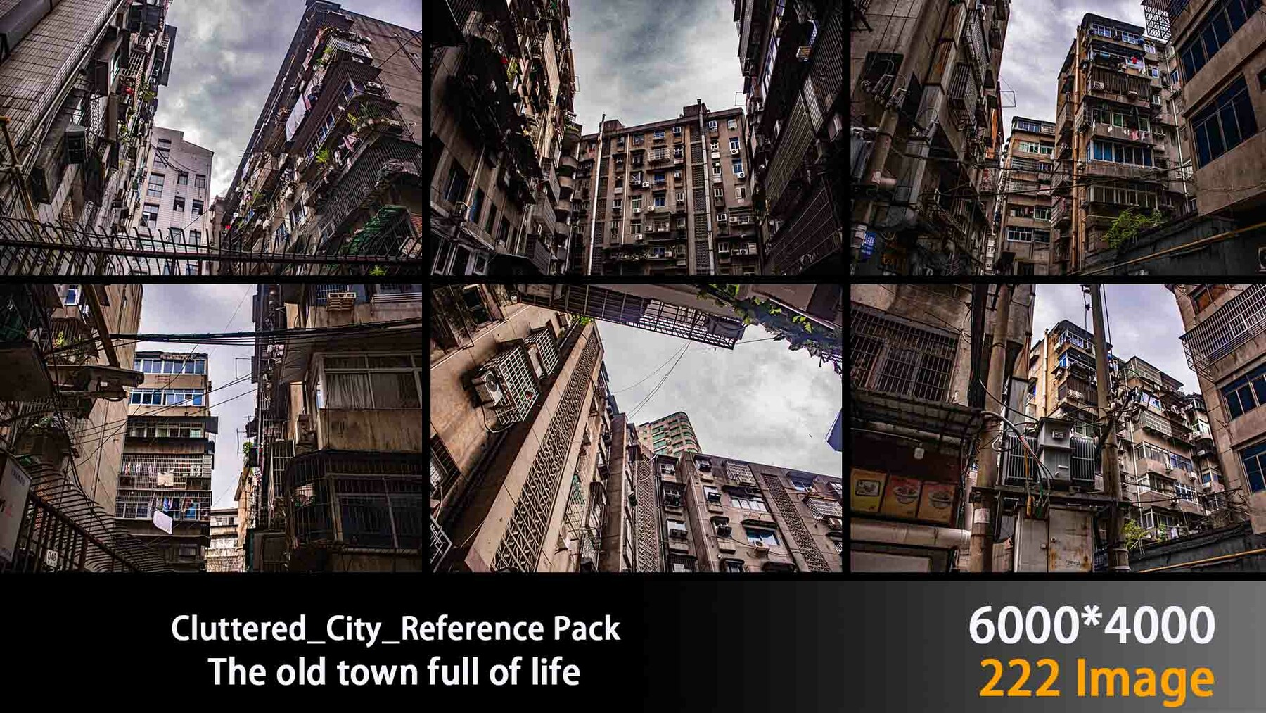 ArtStation - Cluttered_City_Reference Pack | Resources