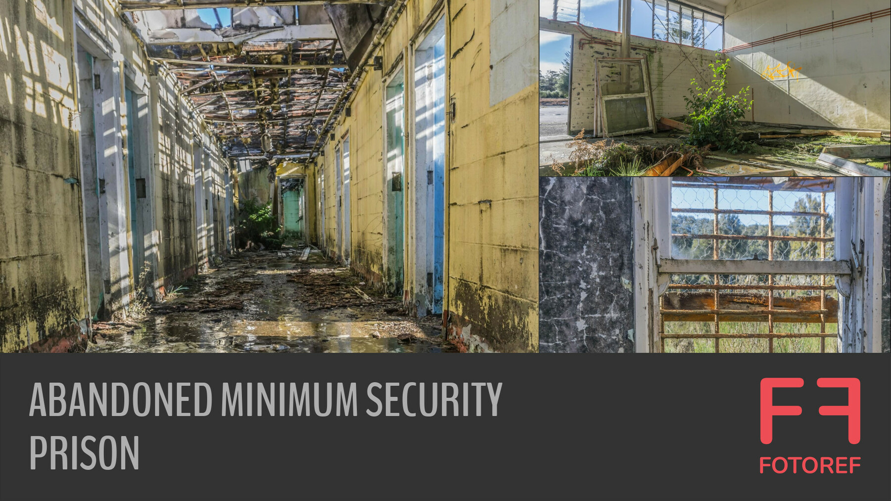 ArtStation - 1063 photos of Abandoned Minimum Security Prison | Resources