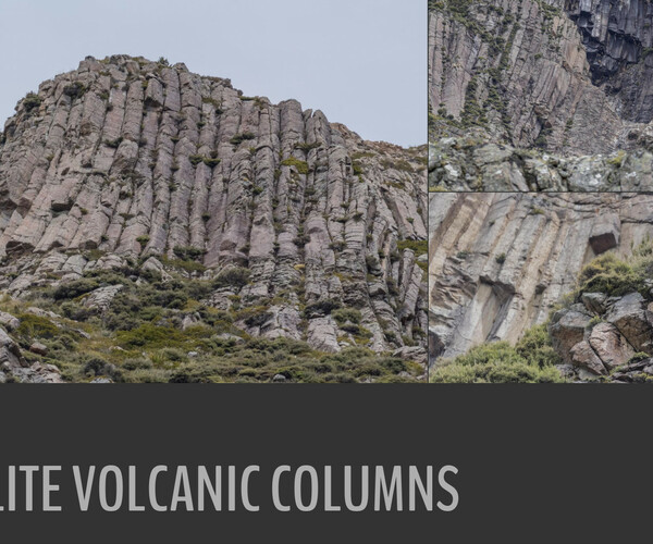 ArtStation - 313 photos of Rhyolite Volcanic Columns | Resources