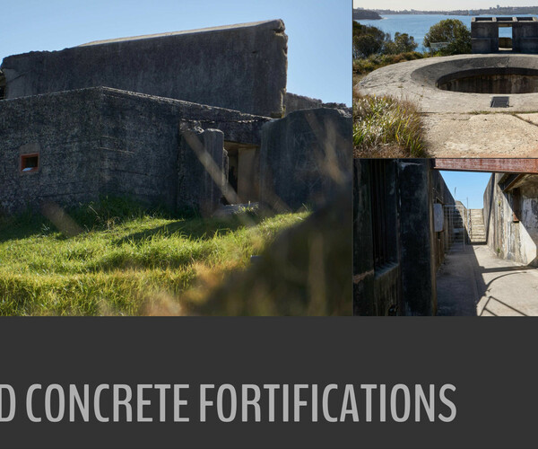ArtStation - 515 photos of Round Concrete Fortifications | Resources