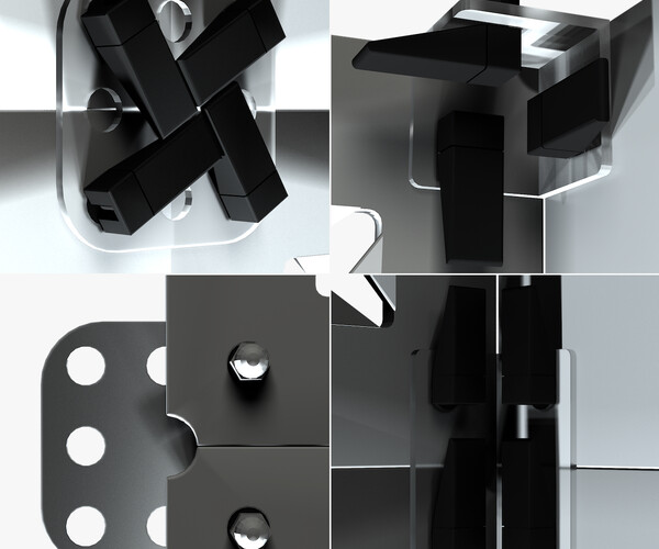 ArtStation - Stage Decor 09 - Modular Wall Column | Resources