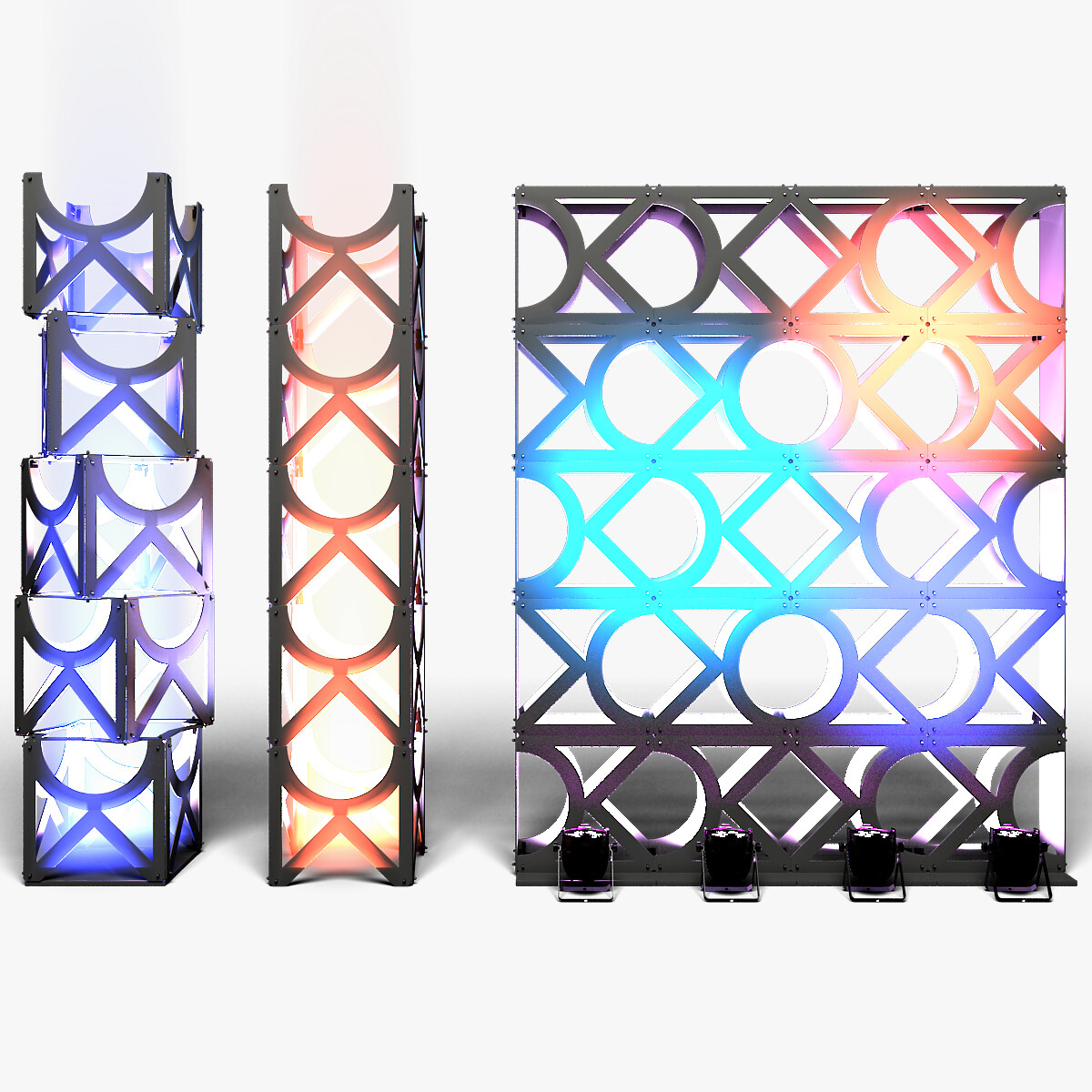 ArtStation - Stage Decor 11 - Modular Wall Column | Resources