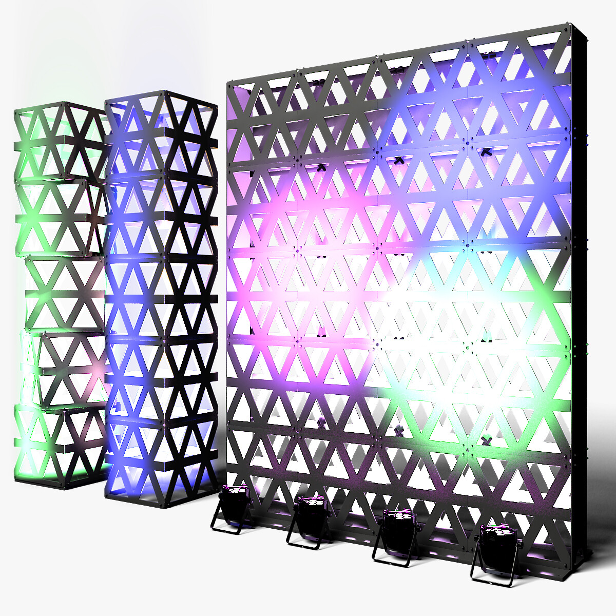 ArtStation - Stage Decor 14 - Modular Wall Column | Resources