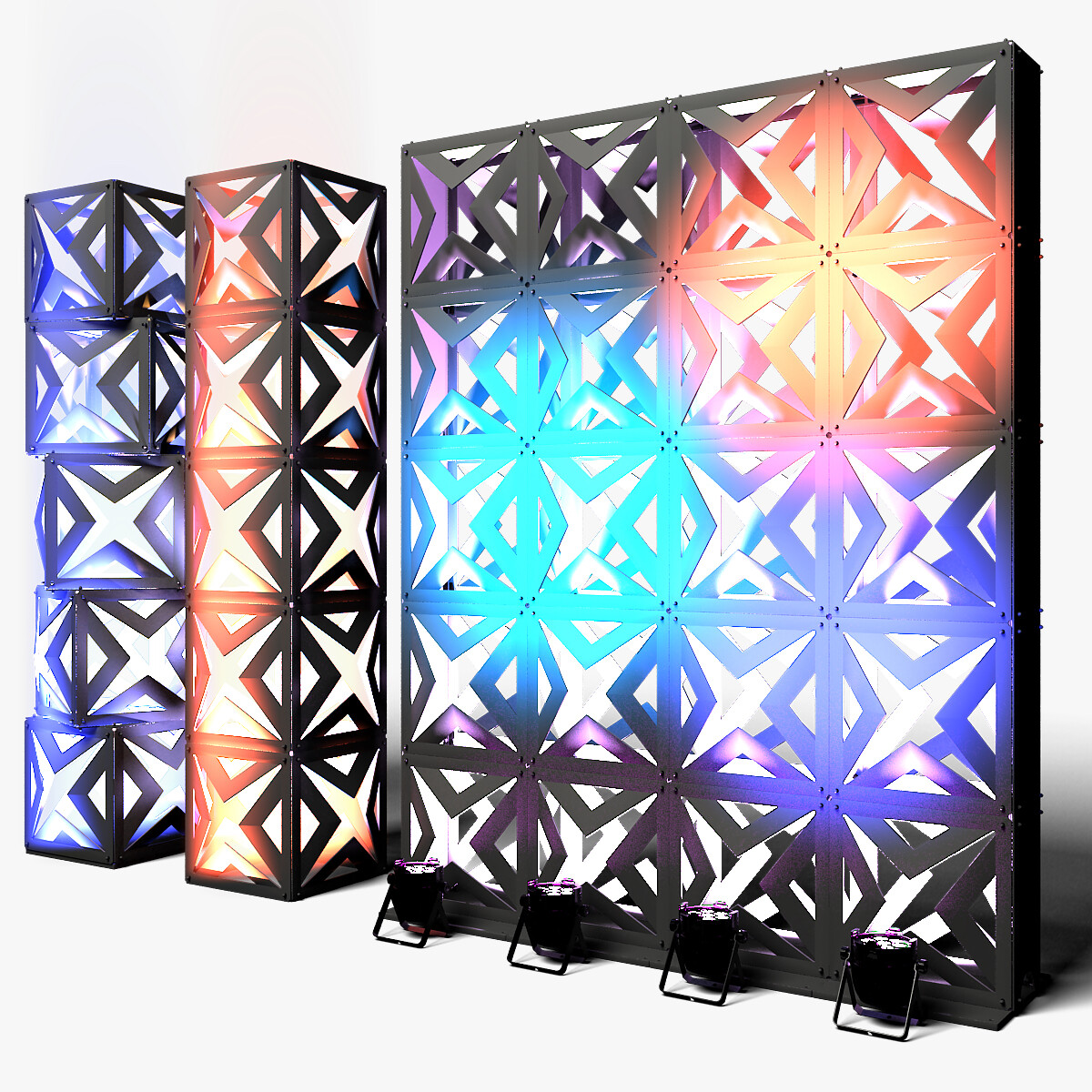 ArtStation - Stage Decor 17 - Modular Wall Column | Resources