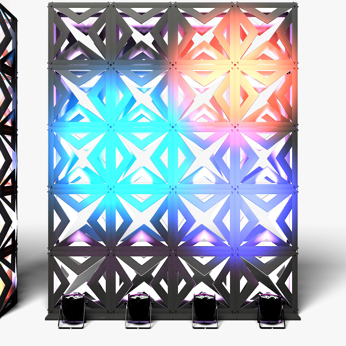 ArtStation - Stage Decor 17 - Modular Wall Column | Resources