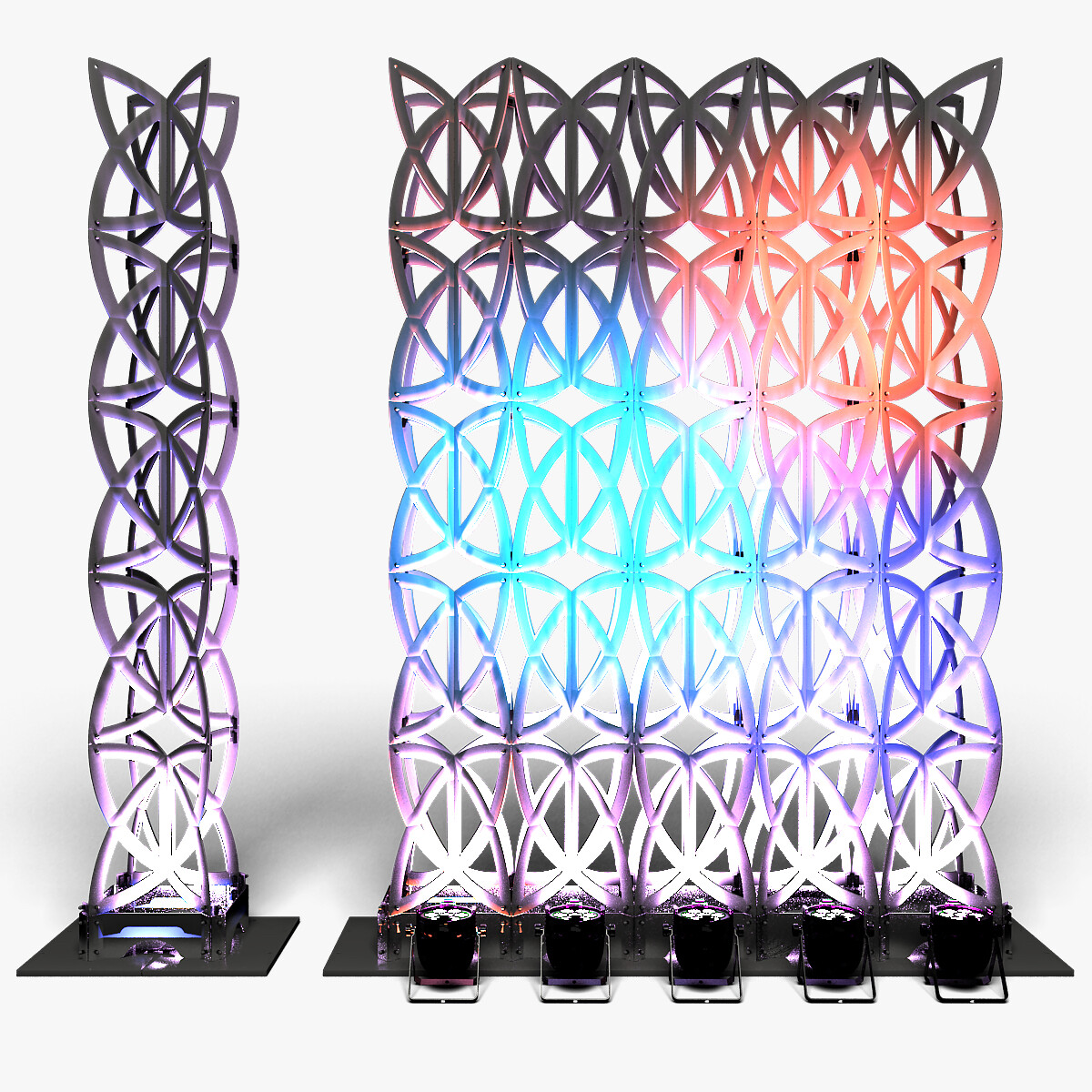 ArtStation - Stage Decor 22 - Modular Wall Column | Resources