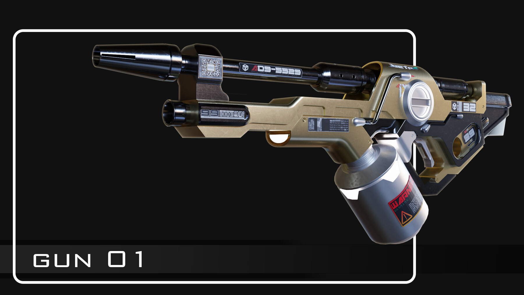 ArtStation - sci-fi guns kitbash (weapons) vol 02 | Game Assets