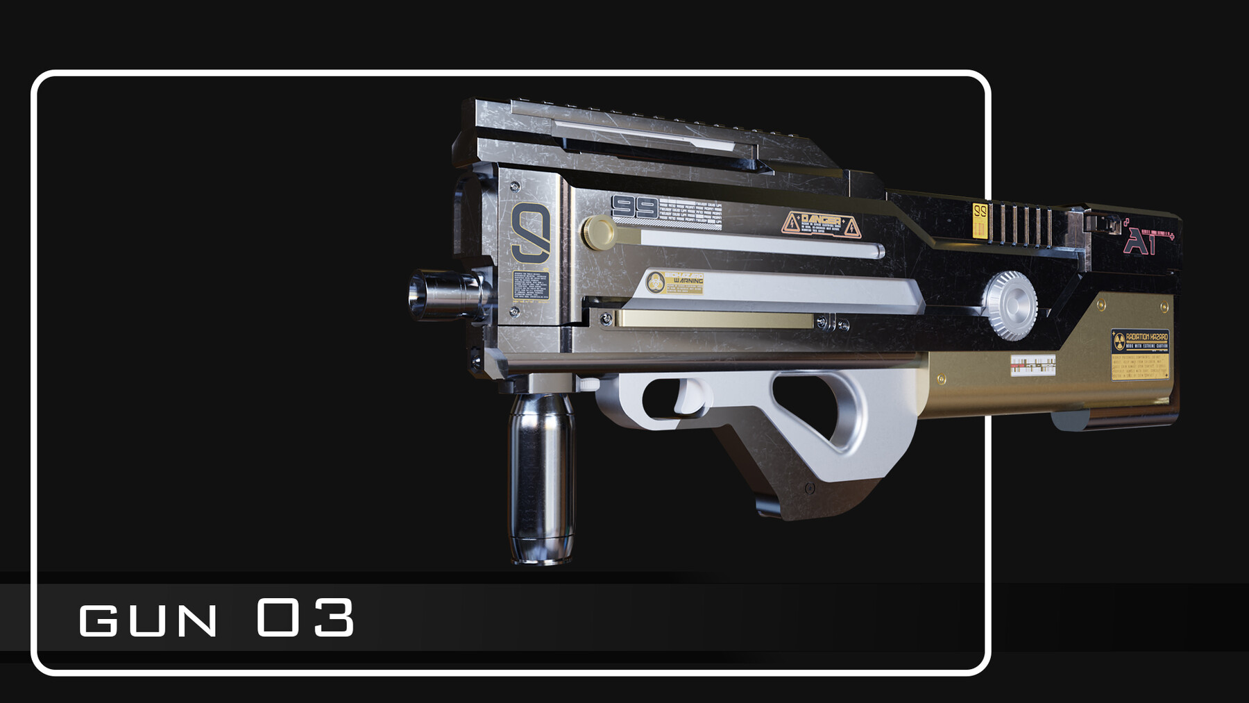 ArtStation - sci-fi guns kitbash (weapons) vol 02 | Game Assets