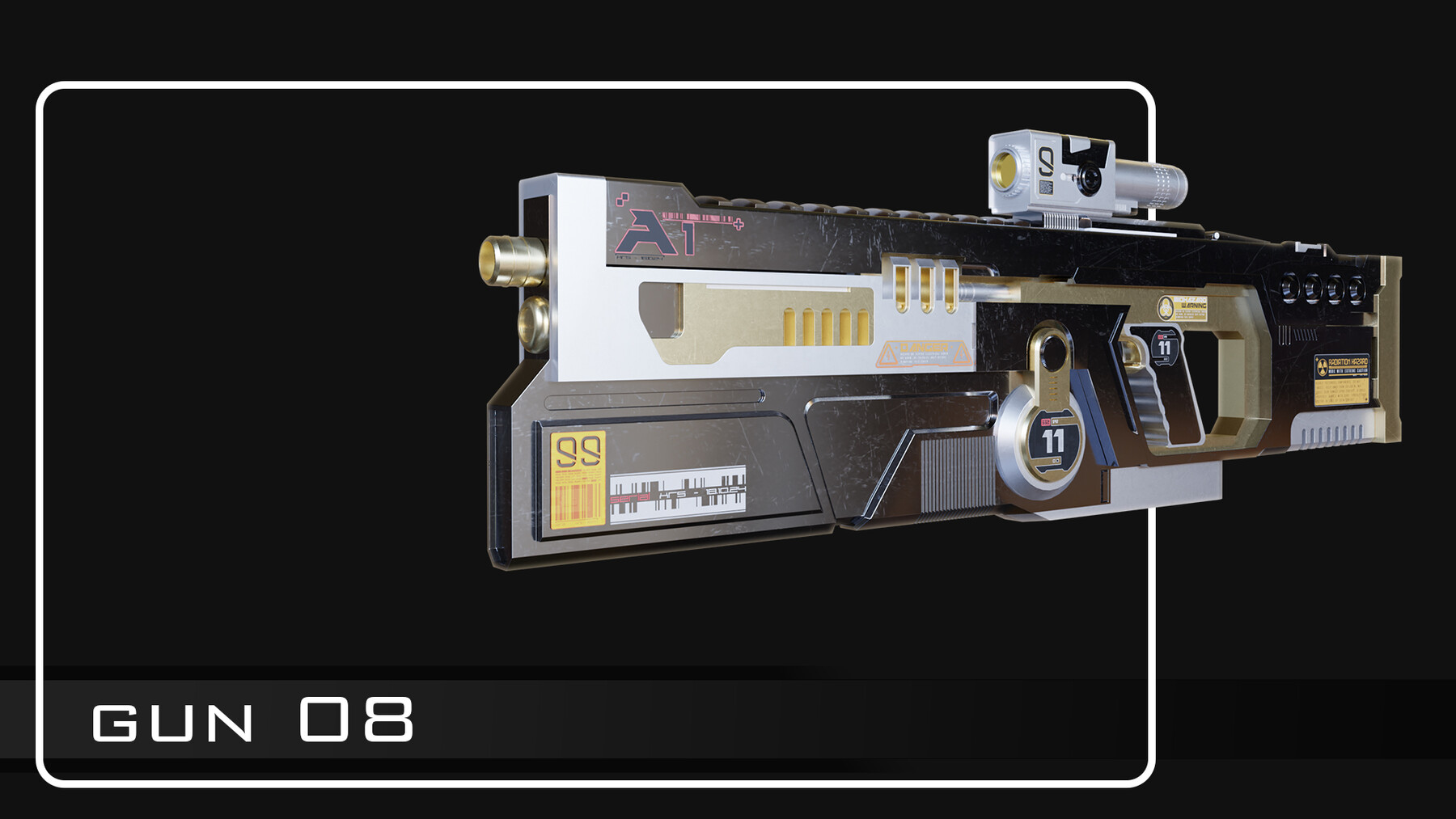 ArtStation - sci-fi guns kitbash (weapons) vol 02 | Game Assets