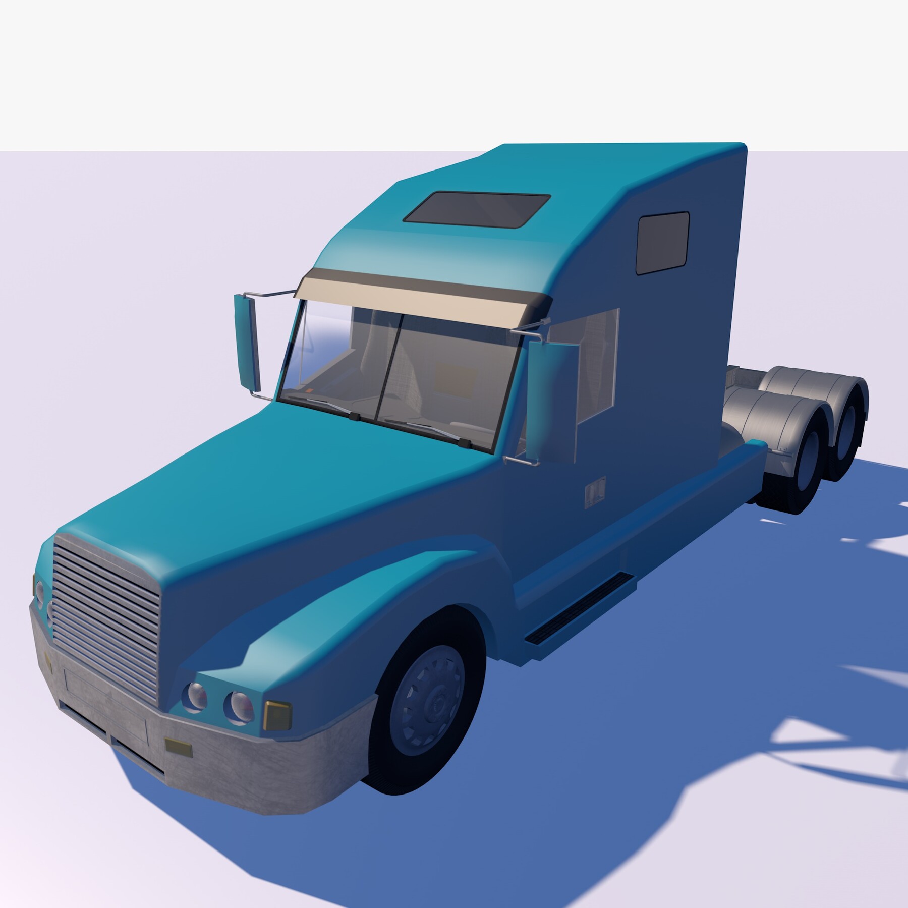 ArtStation - Freightliner Century | Game Assets