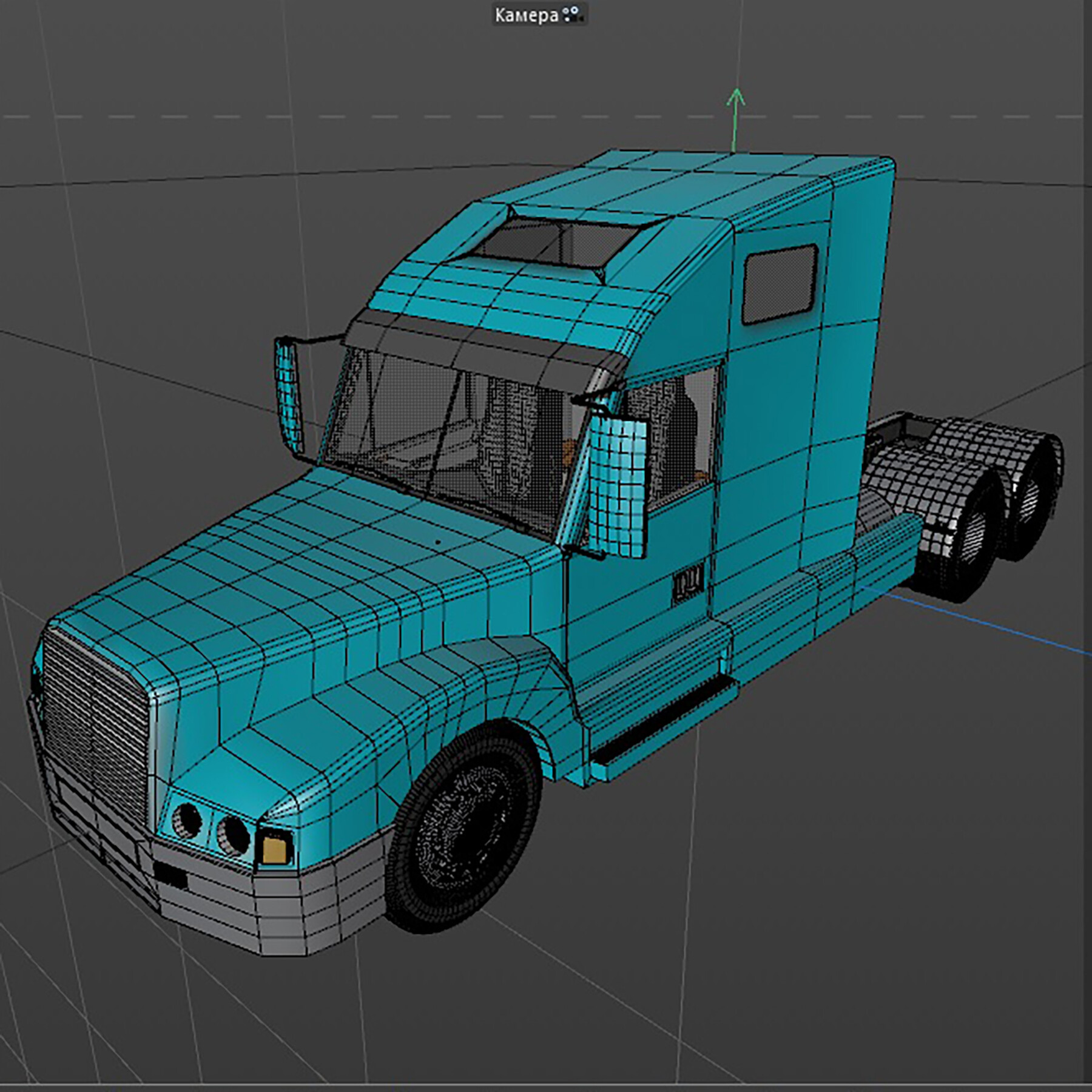 ArtStation - Freightliner Century | Game Assets