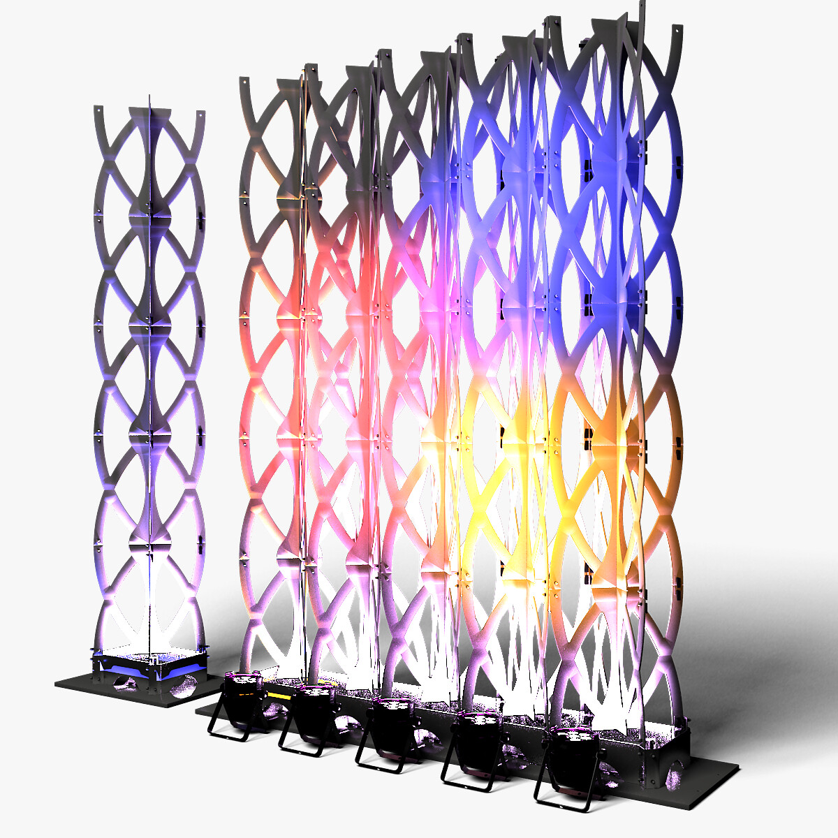 ArtStation - Stage Decor 27 - Modular Wall Column | Resources