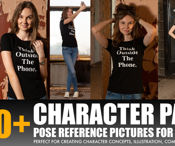 ArtStation - Photo/Textures Reference Pack: 150+ Character Pose ...