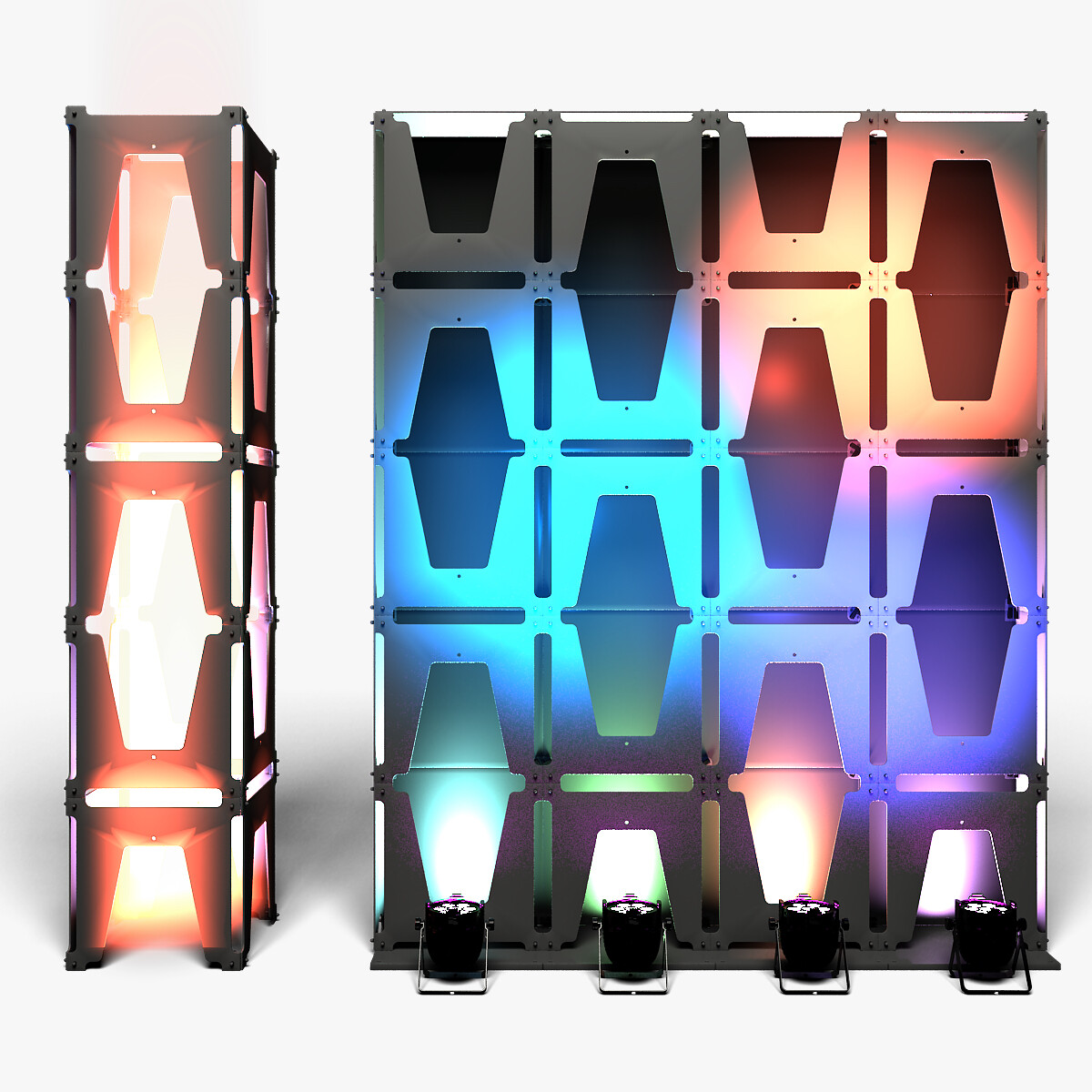 ArtStation - Stage Decor 30 - Modular Wall Column | Resources