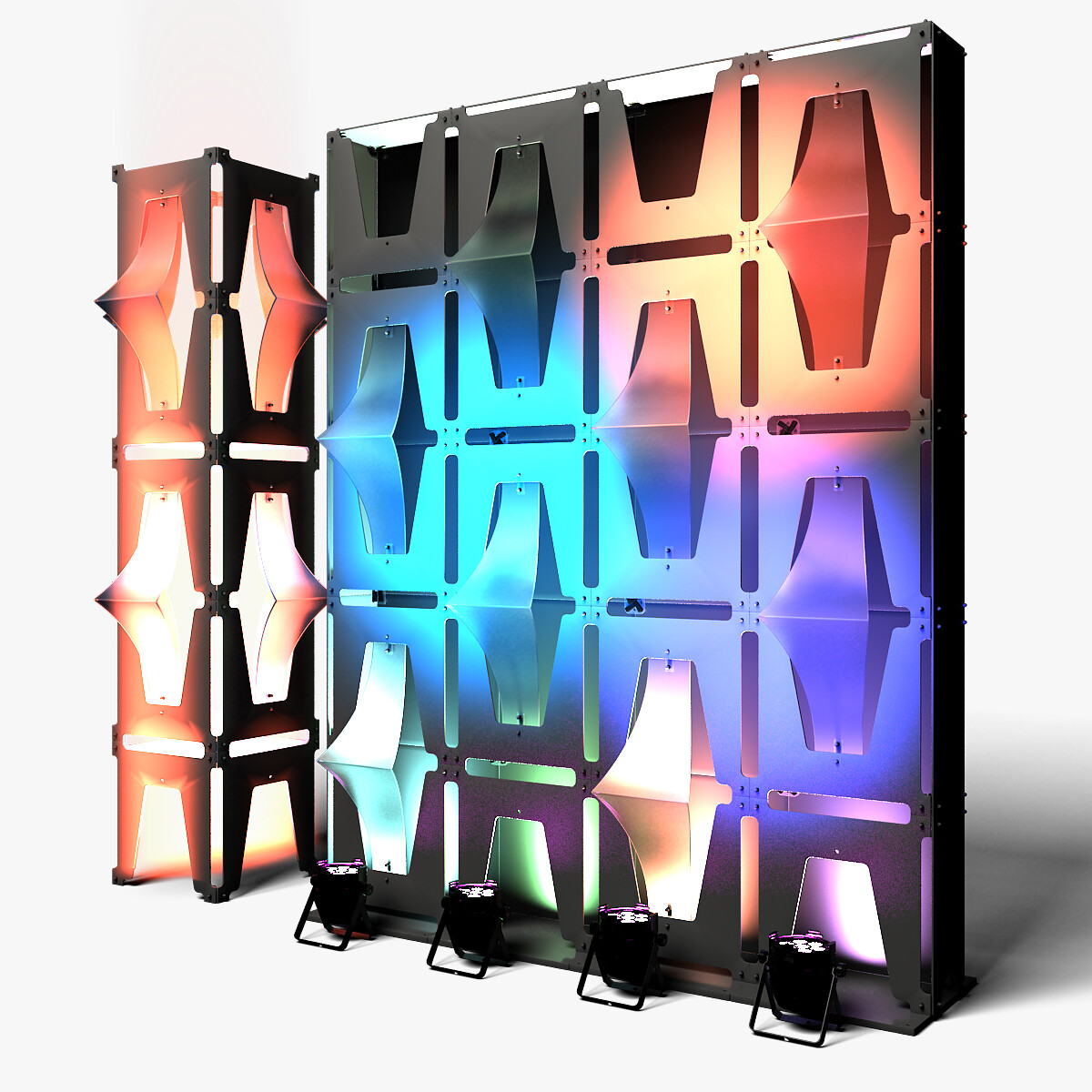 ArtStation - Stage Decor 31 - Modular Wall Column | Resources