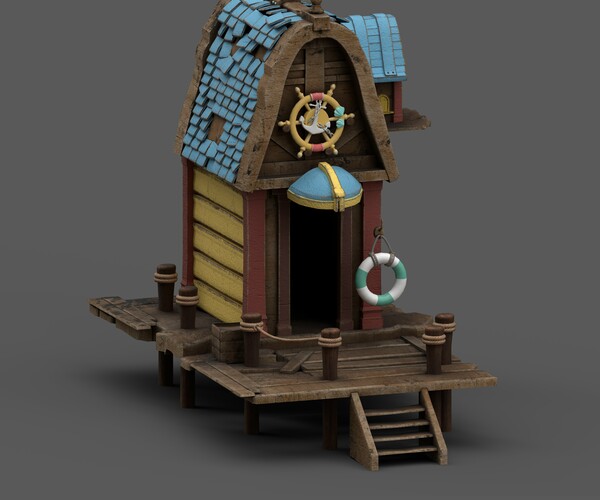 ArtStation - house ship | Game Assets