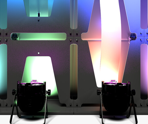 ArtStation - Stage Decor 35 - Modular Wall Column | Resources