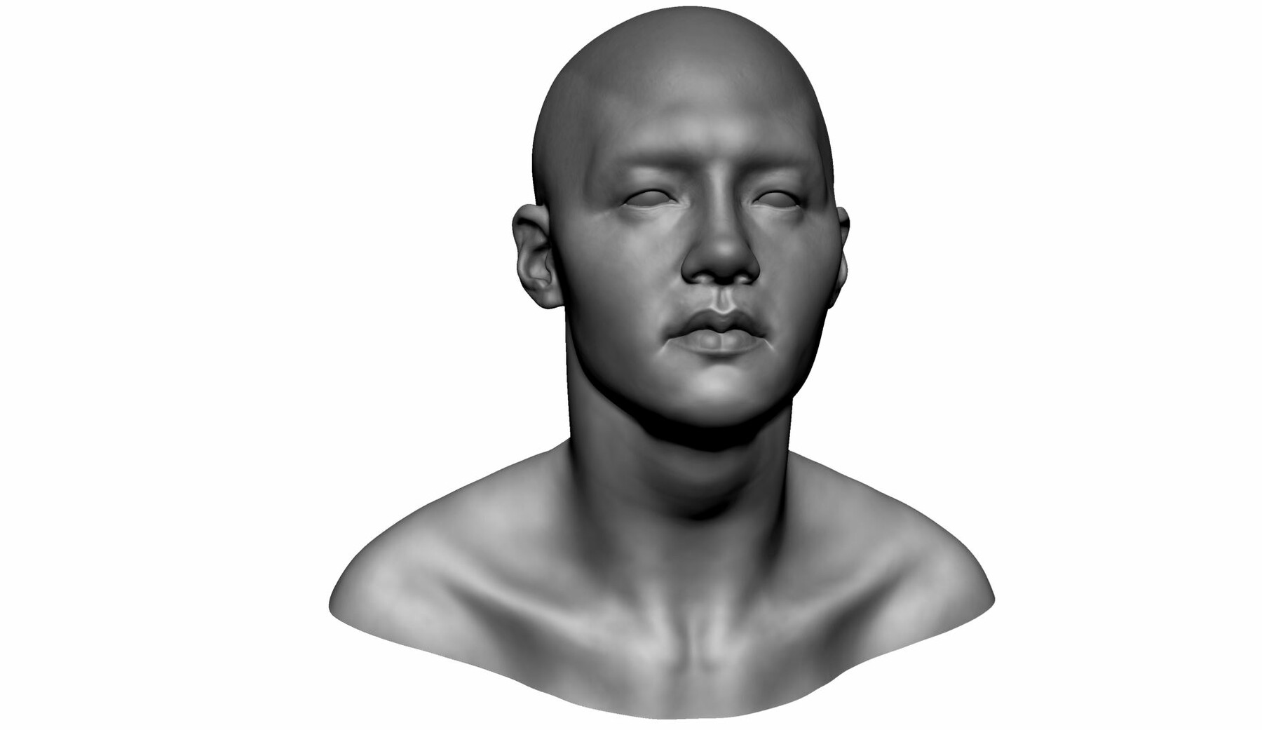 ArtStation - Asian Male Head 02 | Resources