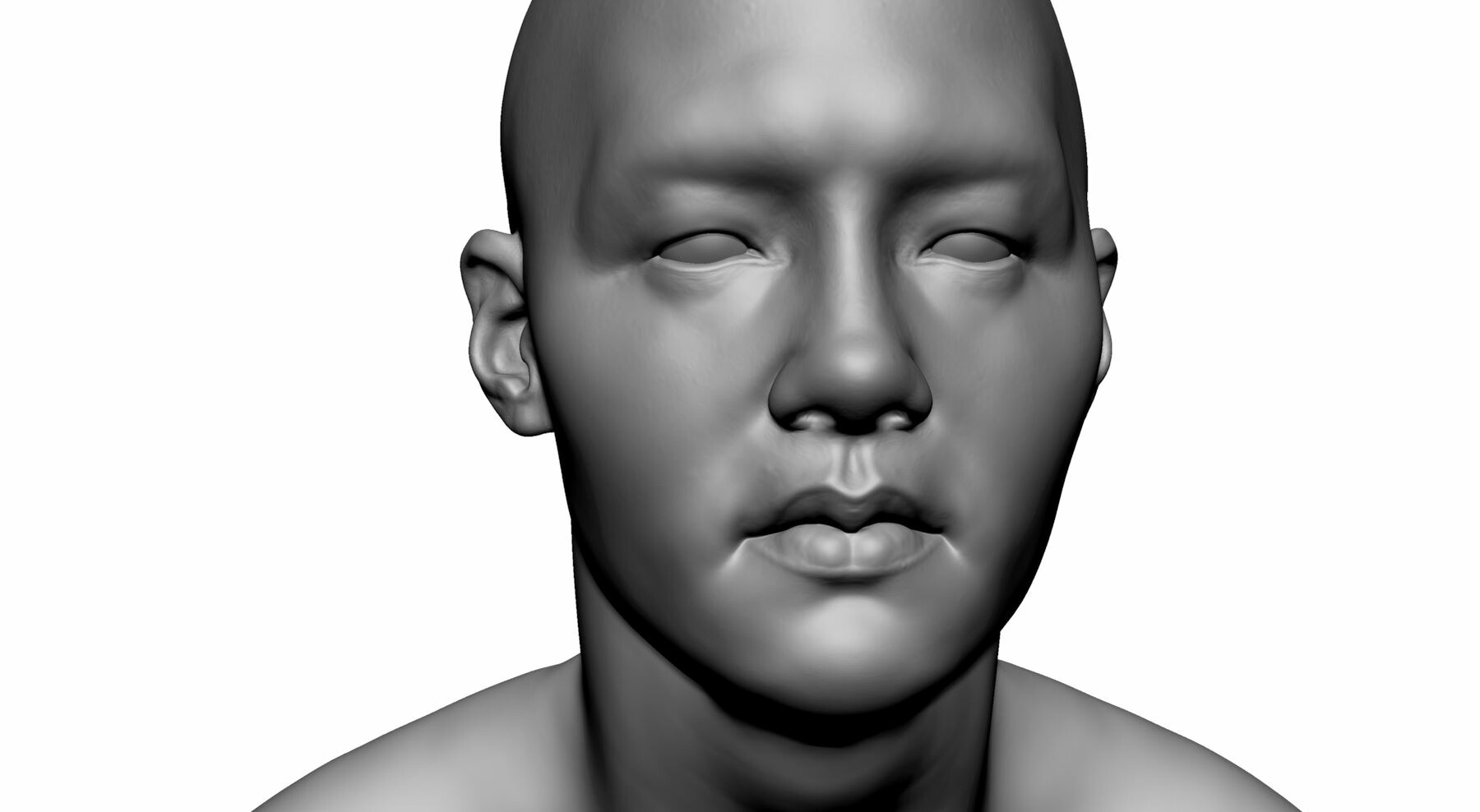 ArtStation - Asian Male Head 02 | Resources