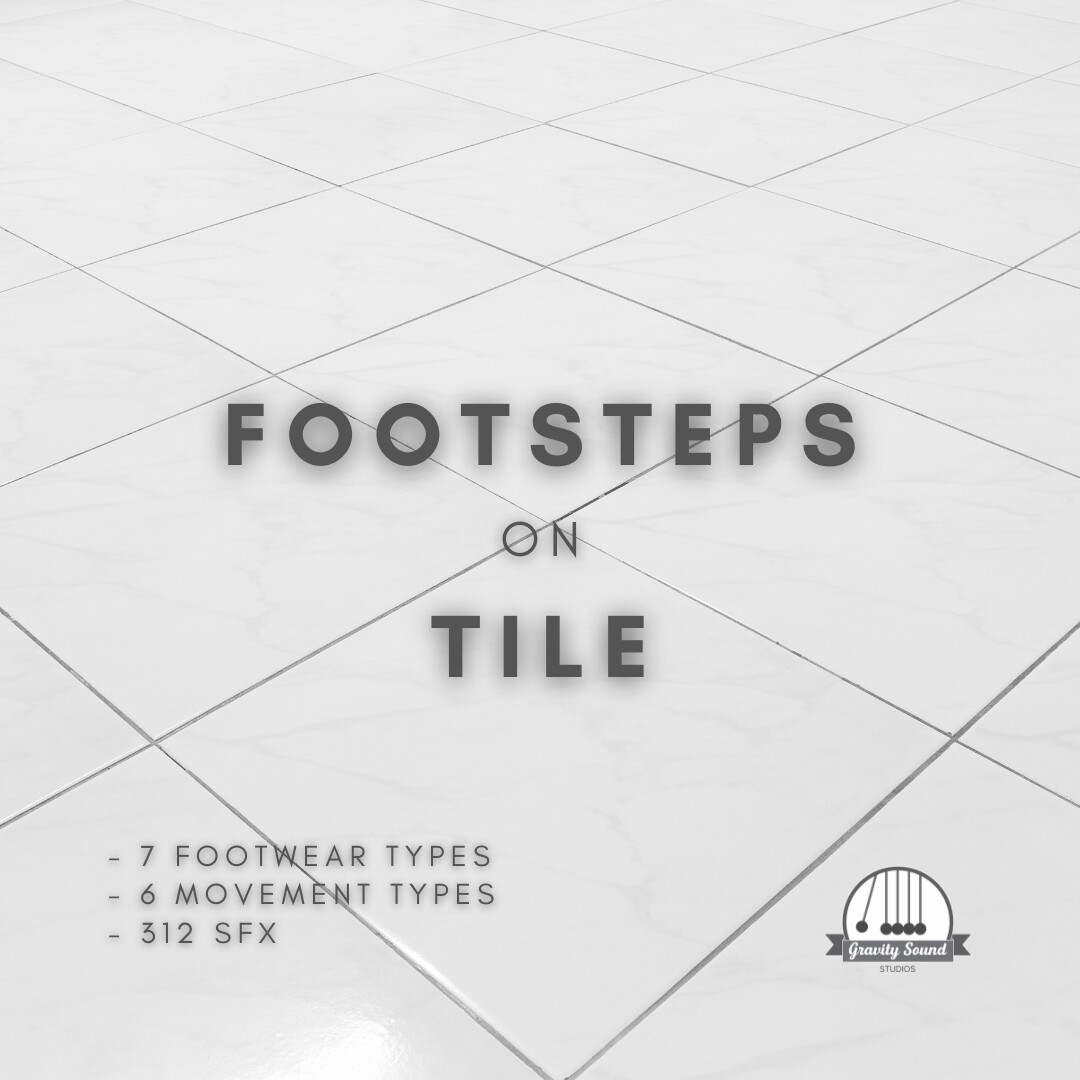 ArtStation - Footsteps on Tile | Game Assets