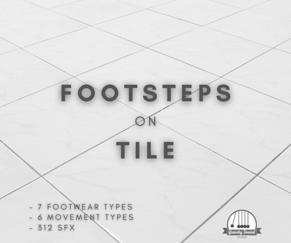ArtStation - Footsteps on Tile | Game Assets