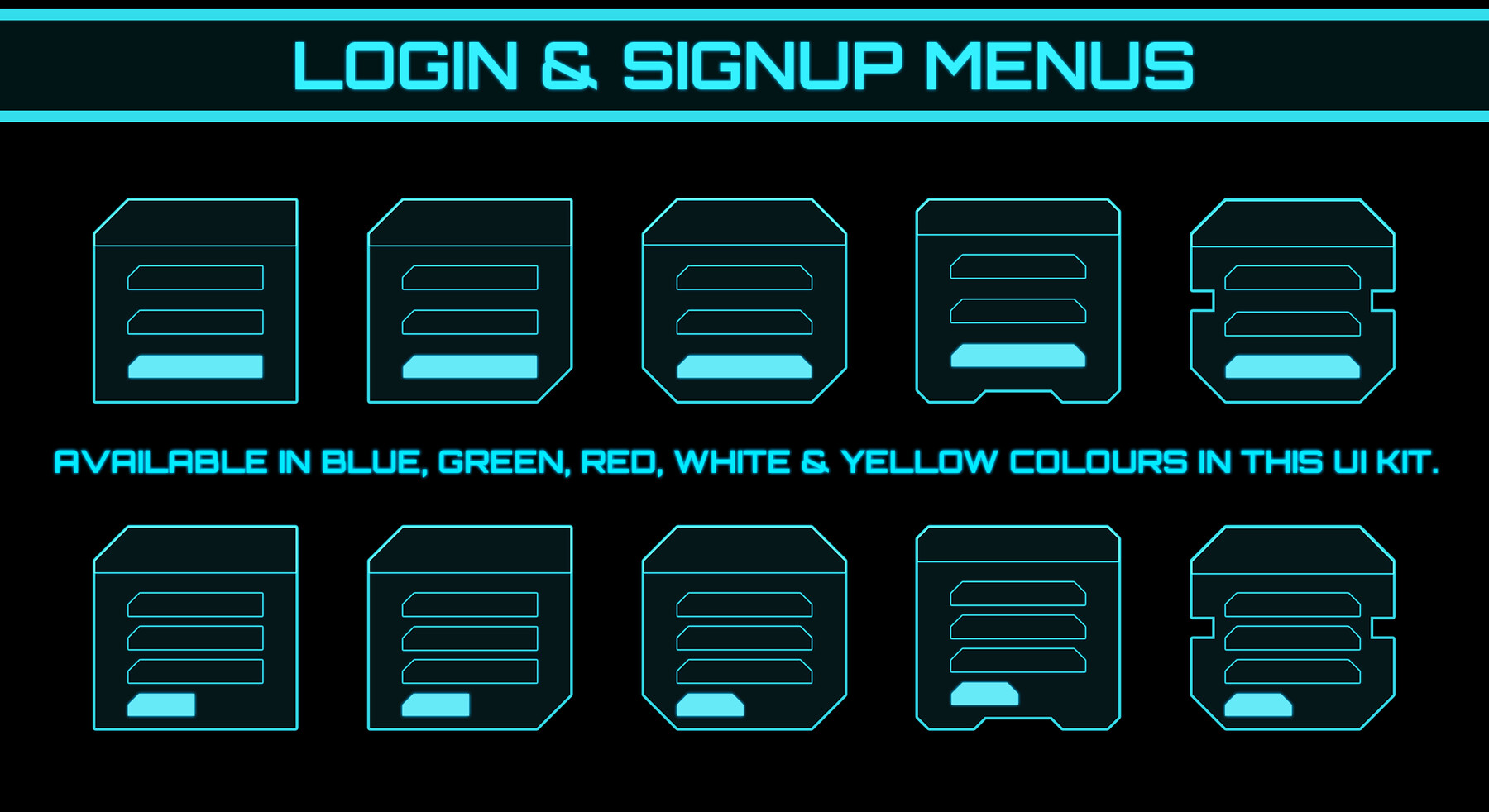 ArtStation - ULTIMATE SCI-FI UI KIT PRO-PC GAME UI ASSET | Game Assets
