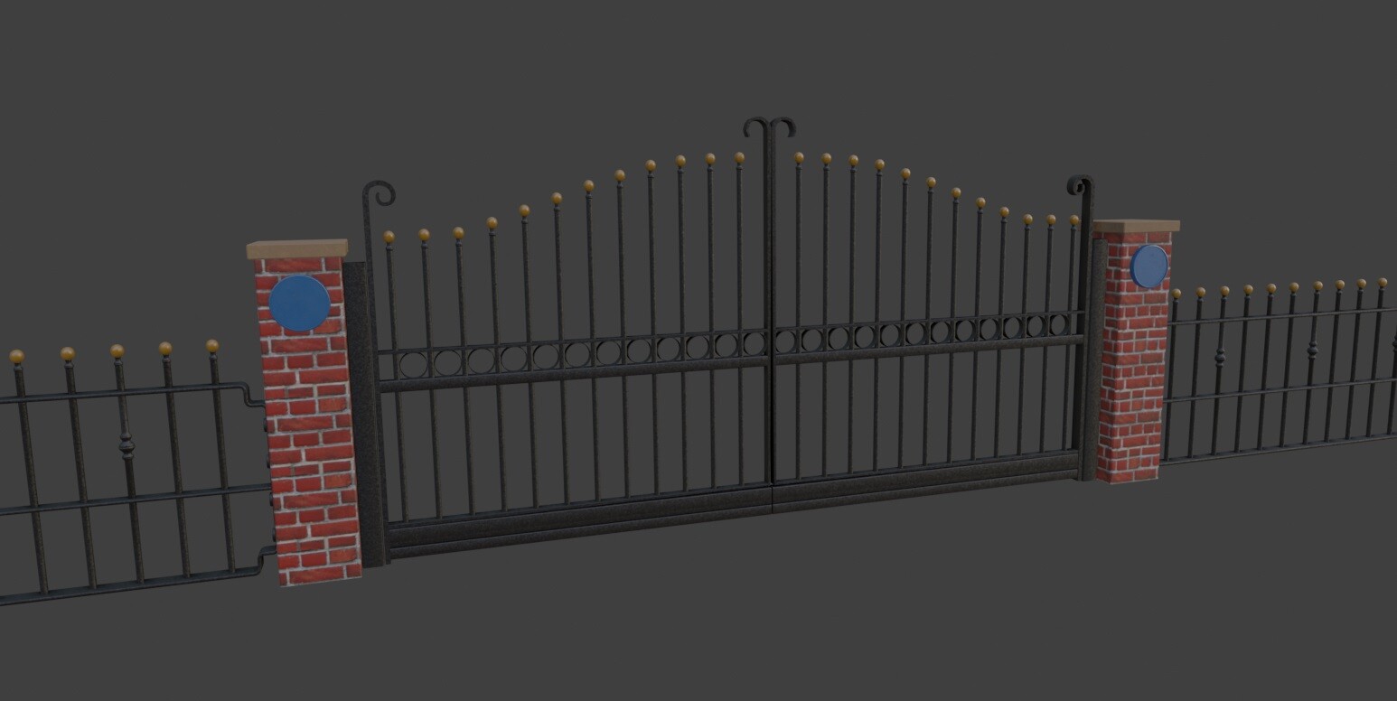 ArtStation - Electric Gates | Game Assets