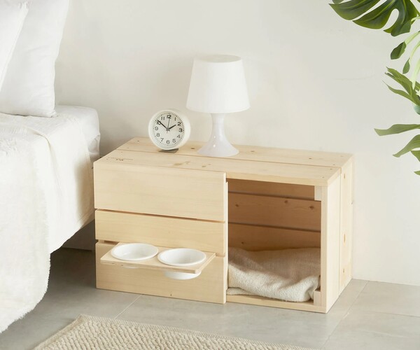 ArtStation - Wood Pet House Pet Table Set | Resources