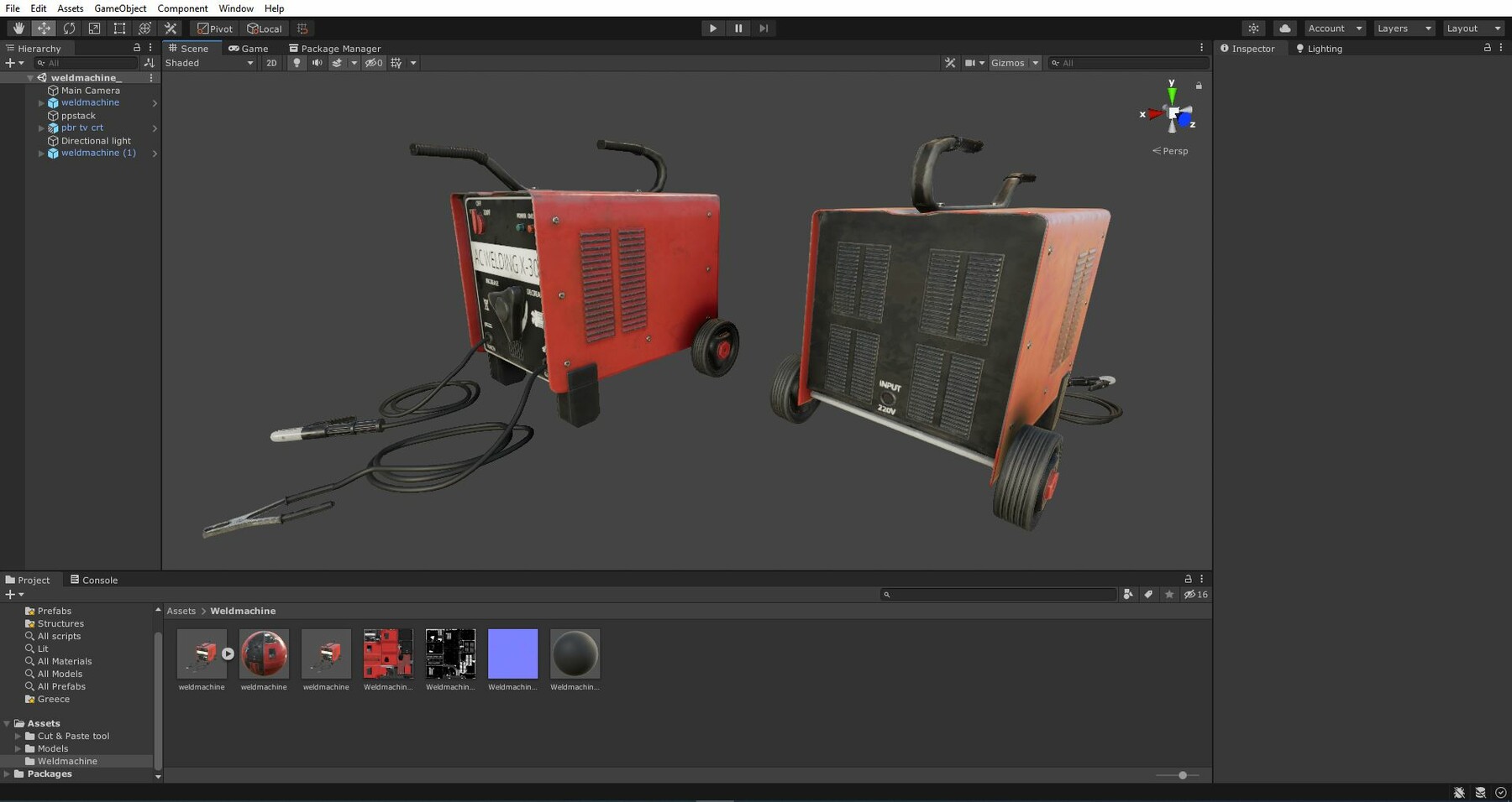 ArtStation - New PBR weld machine industrial tool | Game Assets