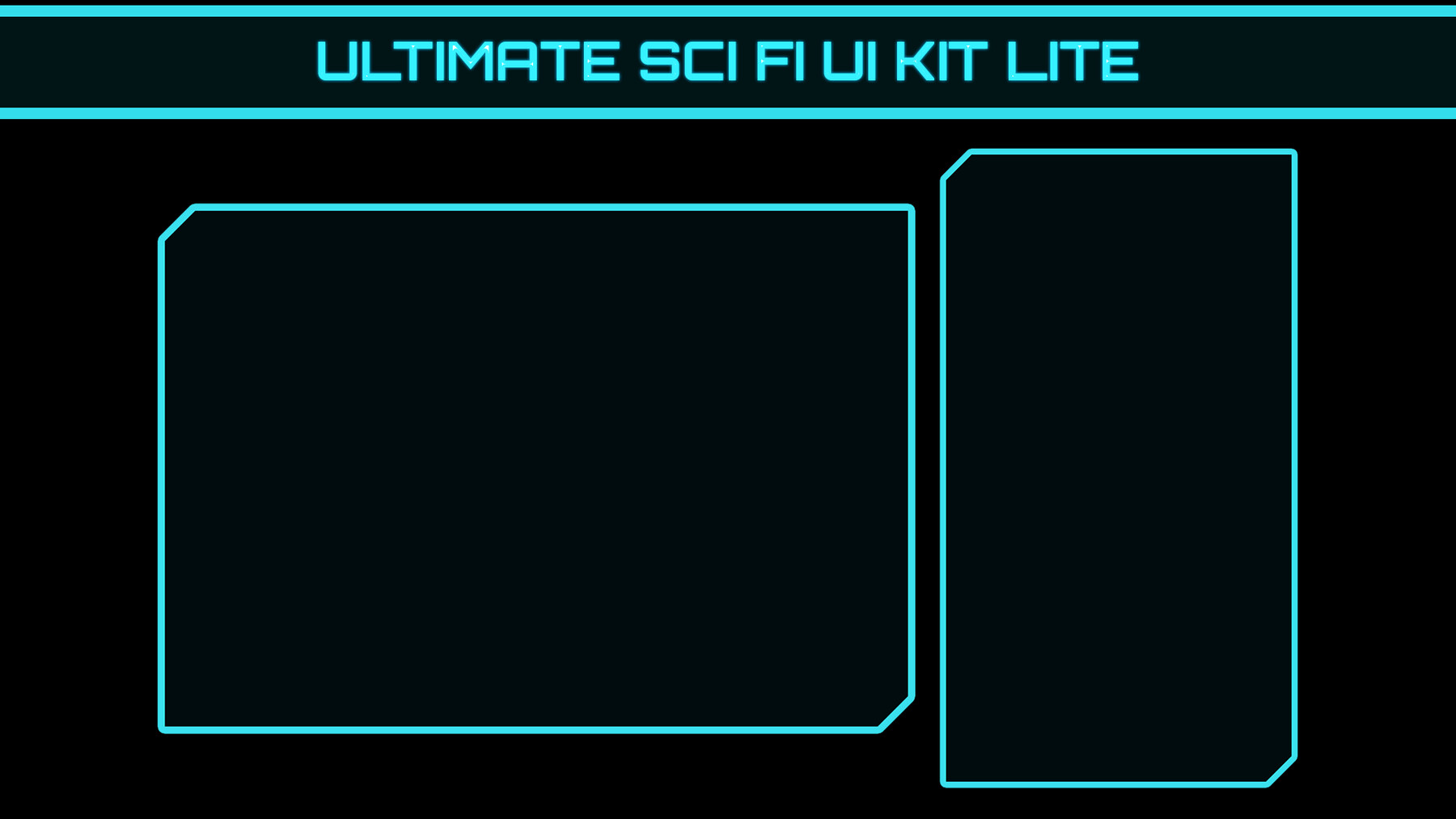 ArtStation - ULTIMATE SCI-FI UI KIT LITE-PC GAME UI | Game Assets