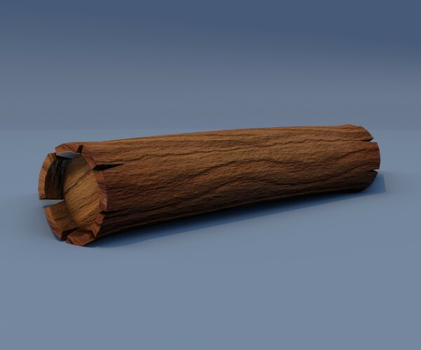 ArtStation - Cartoon Tree Branch 3D Model | Game Assets