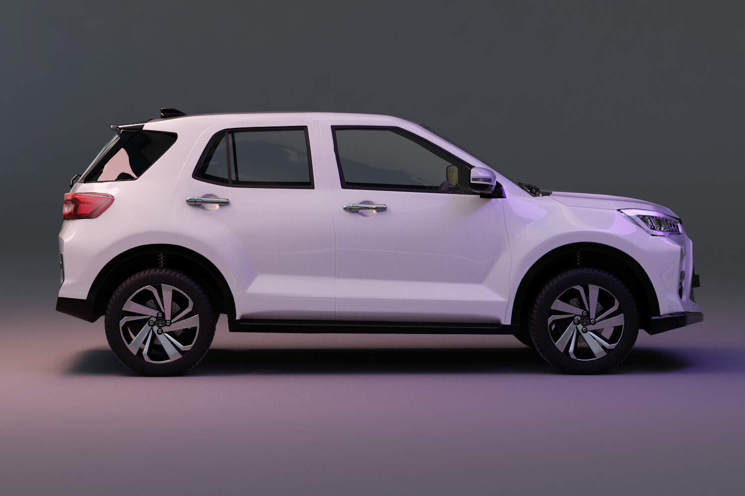 ArtStation - Toyota Raize with interior 3D model | Game Assets