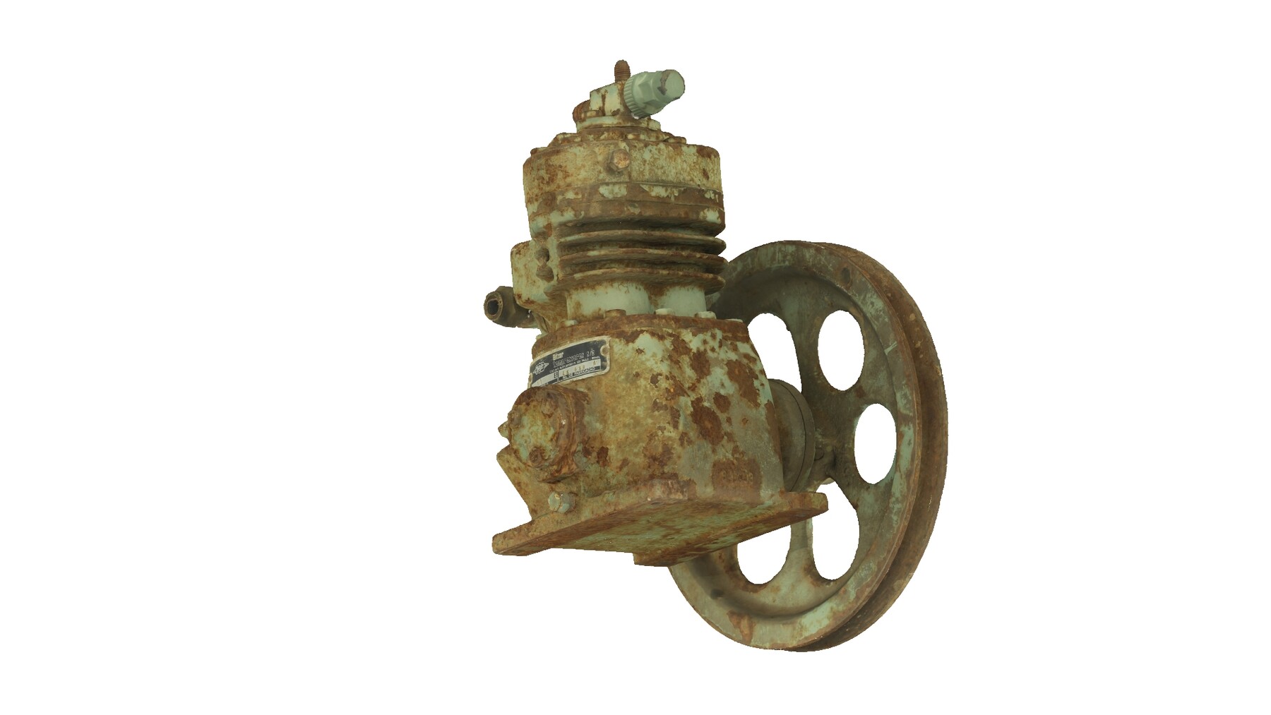 ArtStation - Rusty Air Compressor Raw Scanned 3D Model | Resources