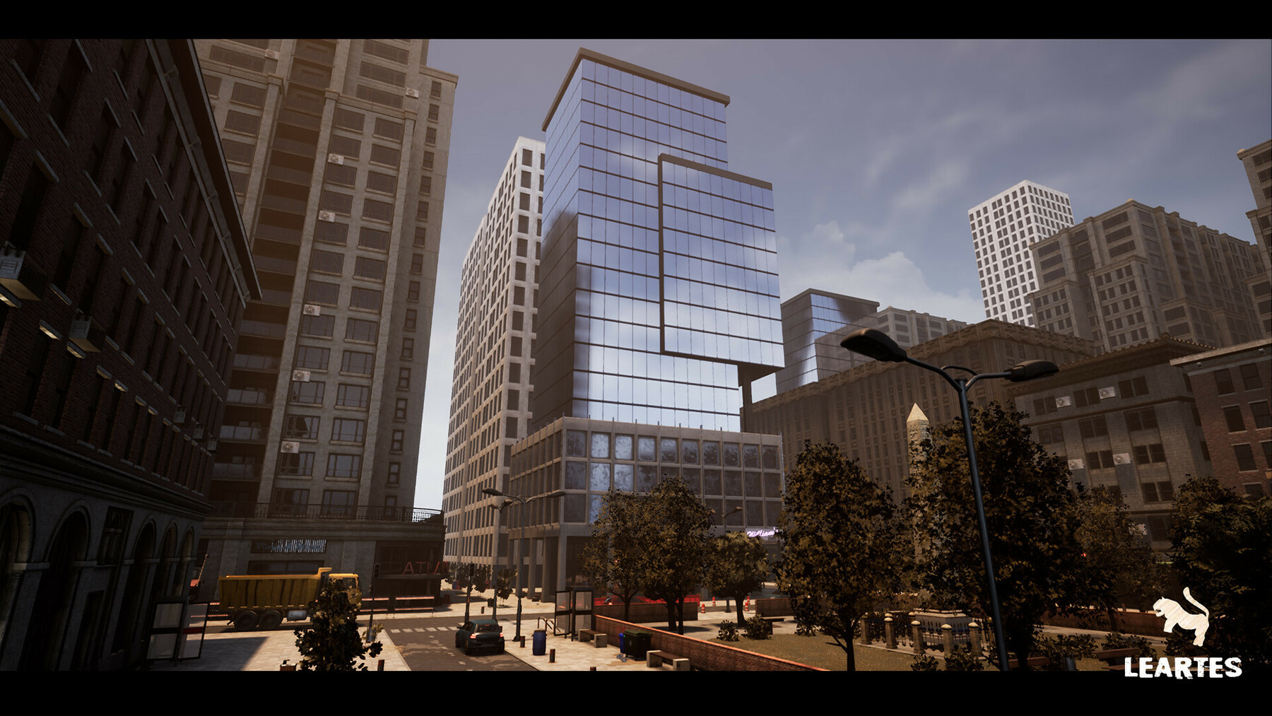 ArtStation - Modern City Downtown with Interiors Megapack (Modular ...