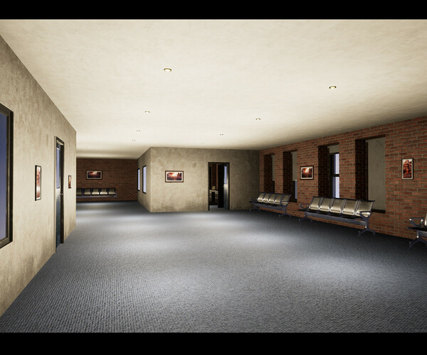 ArtStation - Modern City Downtown with Interiors Megapack (Modular ...