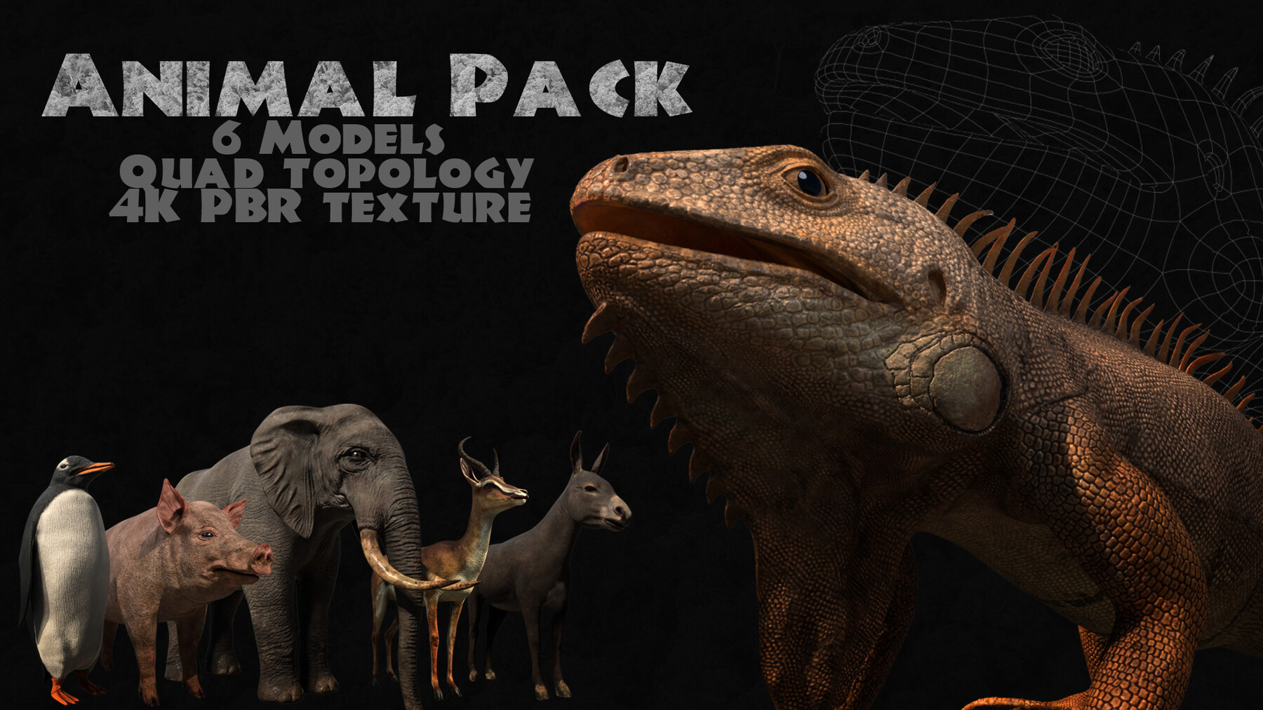 ArtStation - Animal Pack Part 1 | Resources