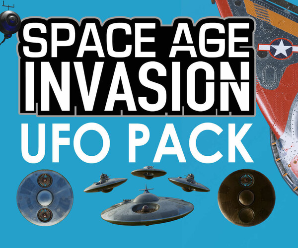 ArtStation - Space Age Invasion: Massive Modular Ufo Attack | Game Assets