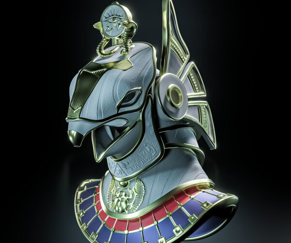 ArtStation - Horus Helmet - 3D printing | Resources