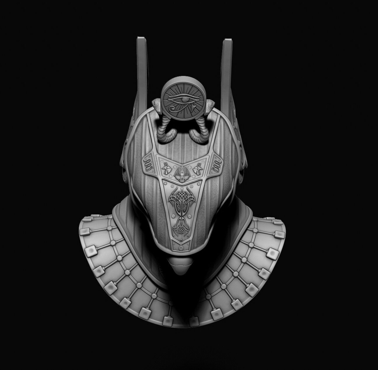 ArtStation - Horus Helmet - 3D printing | Resources